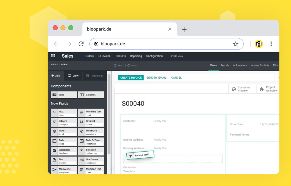 Odoo Customisation - bloopark.de